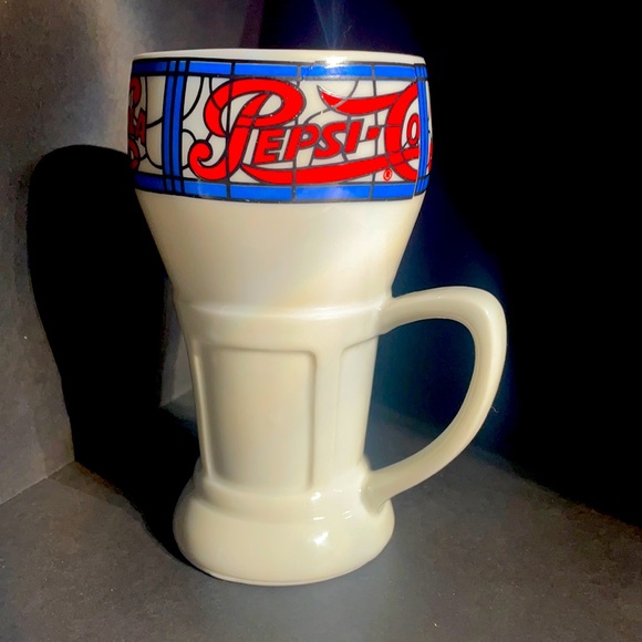 Pepsi | Dining | Vintage 7s Pepsi Glass Mug | Poshmark